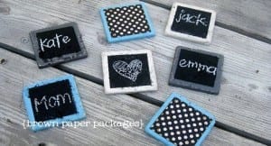 Cute Chalkboard Coasters